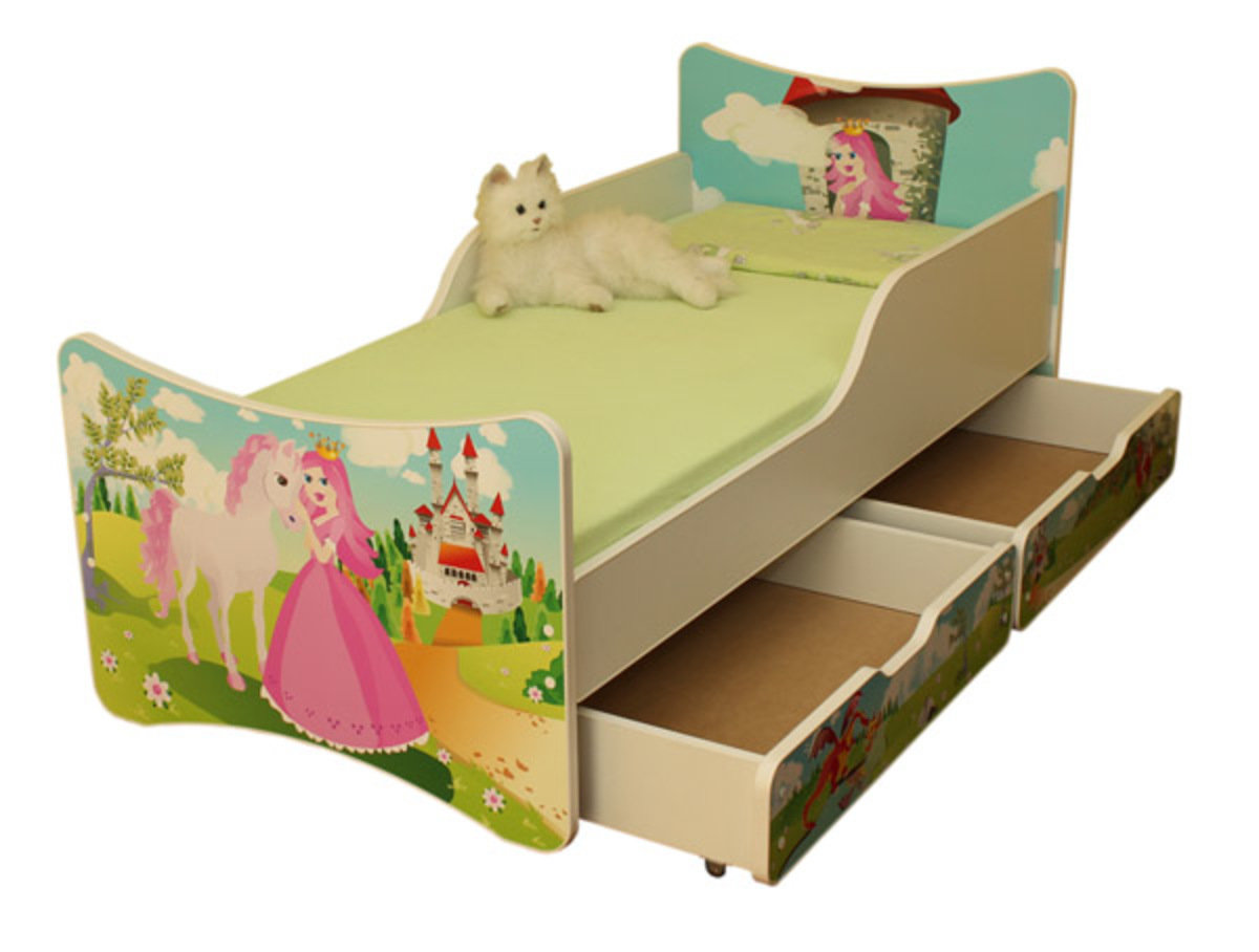 Pat pentru copii – Desene cu printese - banaby.ro