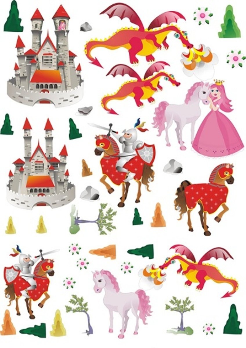 Pat pentru copii – Desene cu printese - banaby.ro