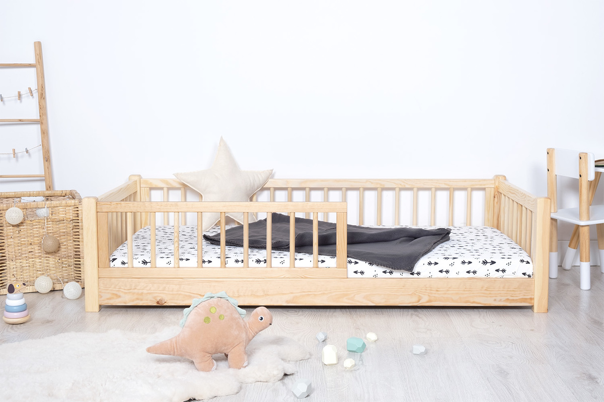 Pat jos pentru copii Montessori Ourbaby - natural - banaby.ro