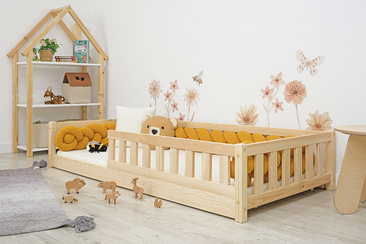 Pat pentru copii Montessori Meadow - natural - banaby.ro
